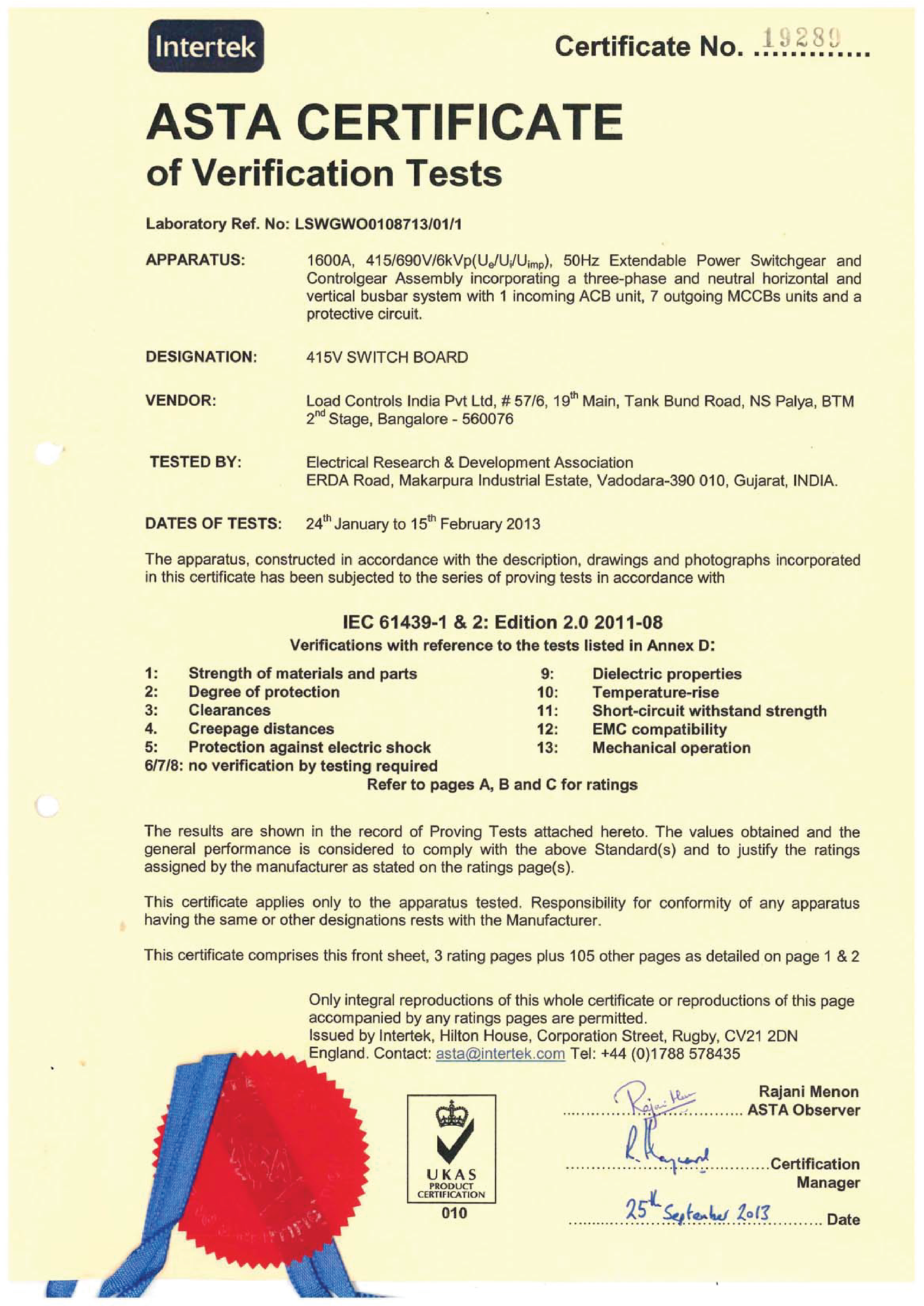 Certifications | Modutec